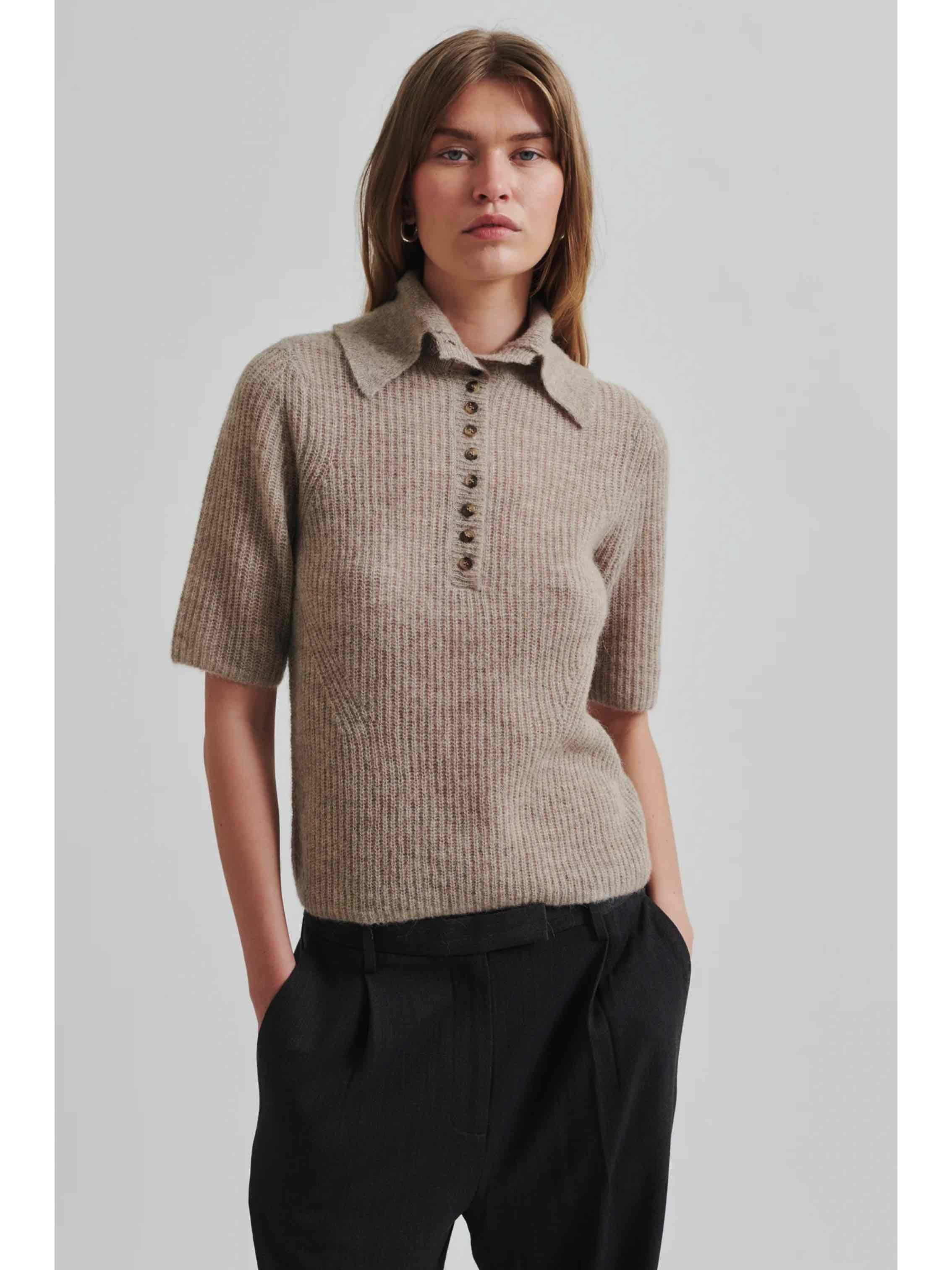 Leha Knit Collar - Fallen Rock – Grace + Willow